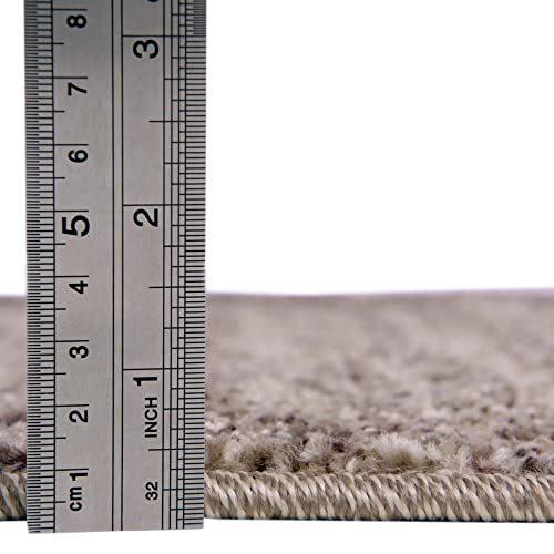 Unique Loom Del Mar Collection Area Rug - Abigail (9' x 12' Rectangle, Beige/ Ivory)