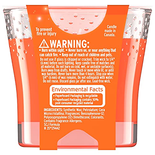 Glade Candle Jar, Air Freshener, Pumpkin Spice Things Up, 3.4 Oz