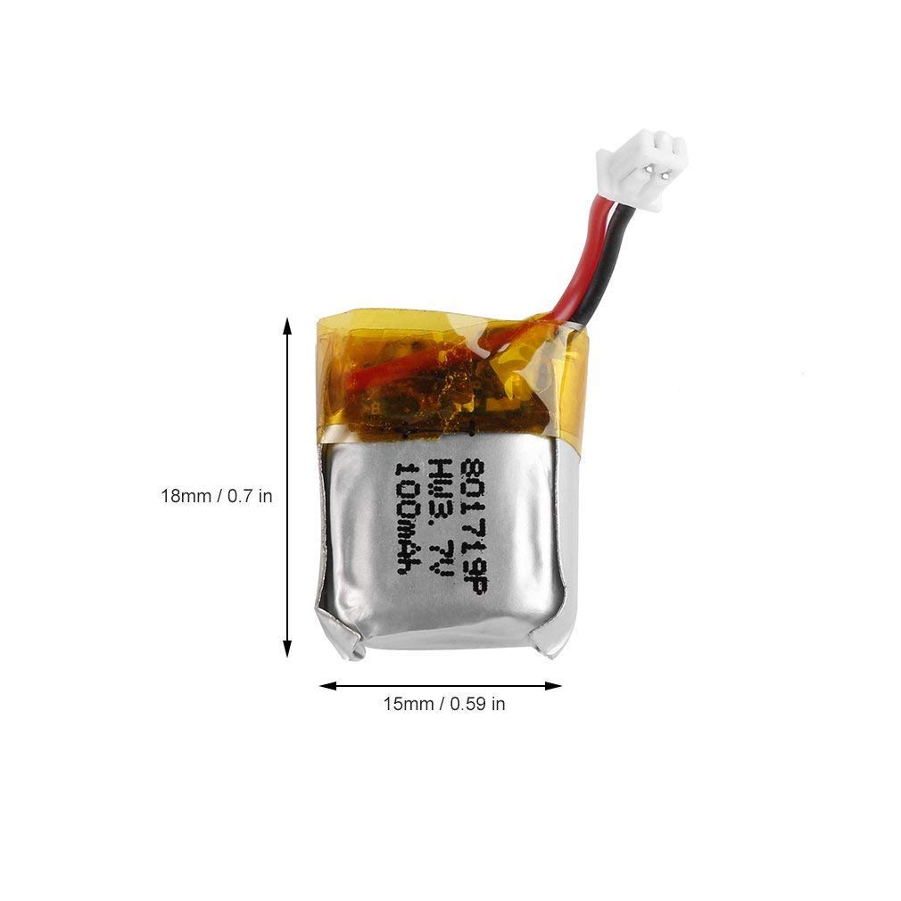 U-K Premium Quality Aircraft Model Drone Accessories Durable Reliable 3.7V 100mAh Lithium Battery Model Battery for SYMA X12S Attractive