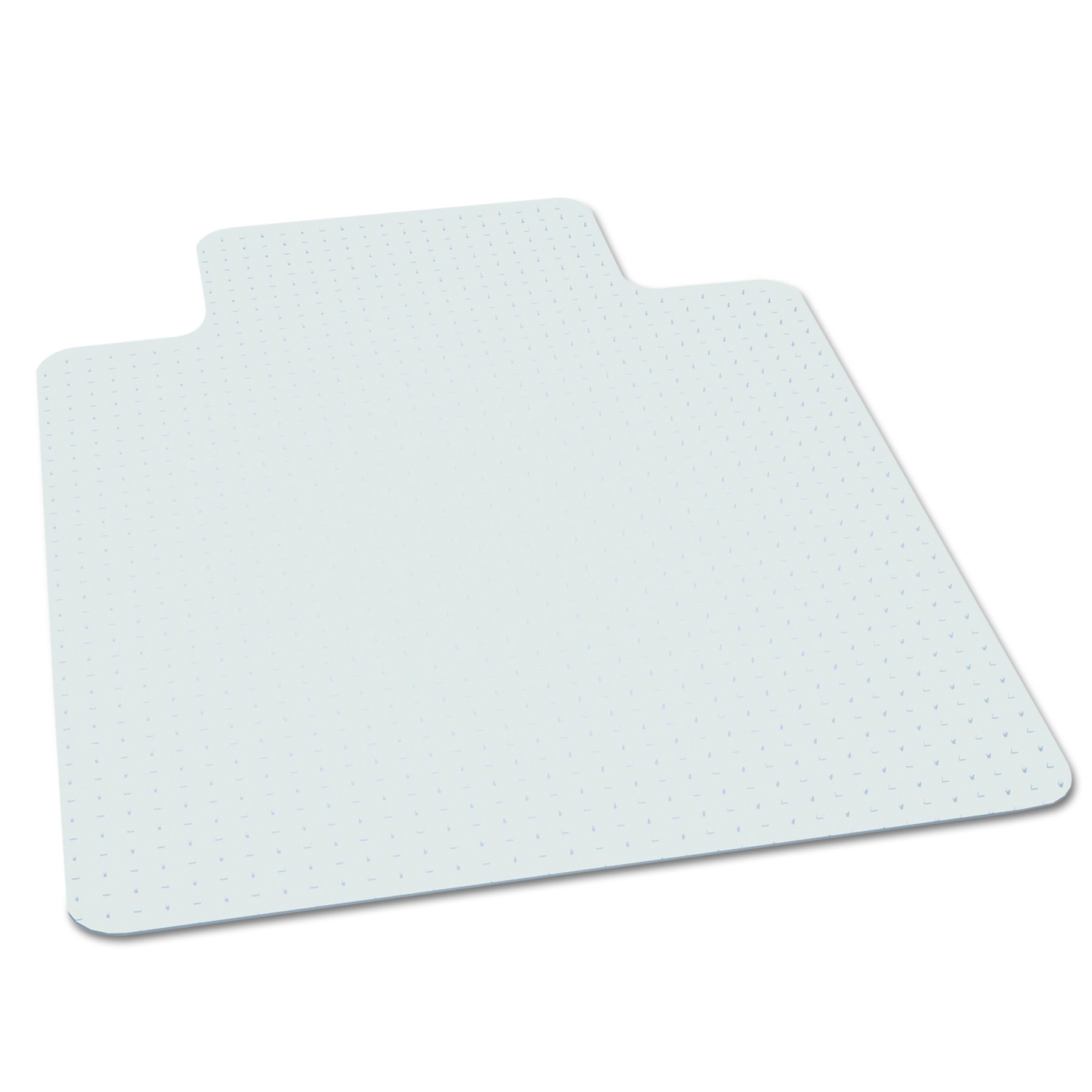 Carpet Chair Mats for Low Pile, 45-Inch by 53-Inch with Lip, Clear Vinyl
