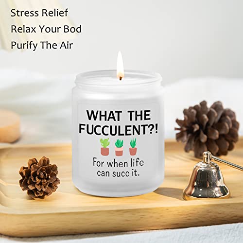 Funny Gifts for Women, Men- Birthday Gifts for Best Friends, Her, Him, Girlfriend, Sister, Plant Lover- Unique Christmas Gifts & Valentines Day Gifts- Mother's Day Gifts Mom- Lavender Candles