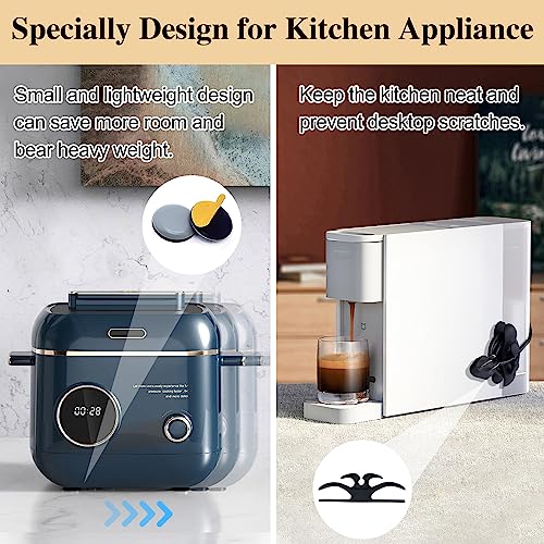 Stand Mixer Cover, Kitchen Aid Mixer Cover Compatible with 4.5-5 Qt Tilt-Head Stand Mixer, Dust Cover with 3 Pockets & 8 Pcs Appliance Sliders, Kitchen Aid Mixer Accessories, Red