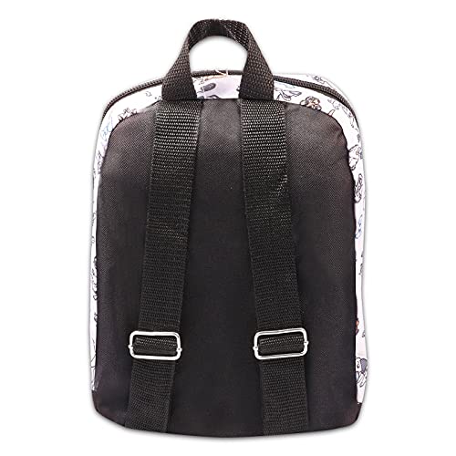 Fast Forward New York Disney Cats and Dogs Mini Backpack for Women -- Canvas Purse Shoulder Bag Adults, Teens