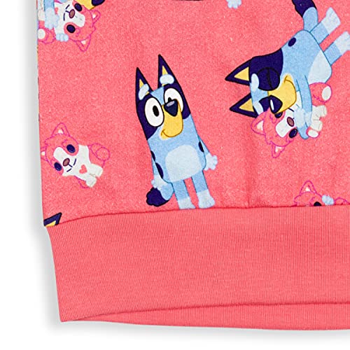 Bluey Toddler Girls Sweatshirt Pink 5T