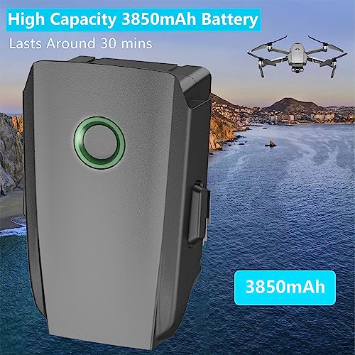 MVMOD Mavic 2 Pro Battery, 3850mAh 15.4V Intelligent Battery for DJI Mavic 2 Zoom/ 2 Pro Drone, 30Mins Max Flight Time