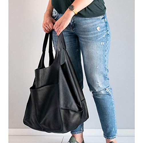 New Ladies Leather Satchel Tote Bag | Work Tote Bag Shoulder Bag Wallet Soft Messenger Bag Oversized Bag