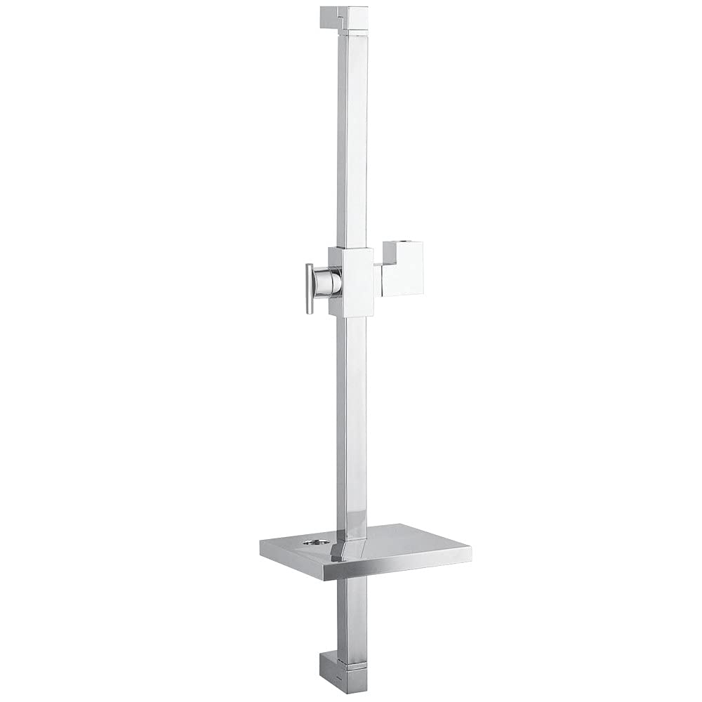 Kingston Brass KX8261 Designer Trimscape Showerscape 23-3/5-Inch ABS and Stainless Steel Slide Bar with Soap Dish, Polished Chrome