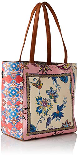 Desigual Women's PU Shopping Bag, Red, U