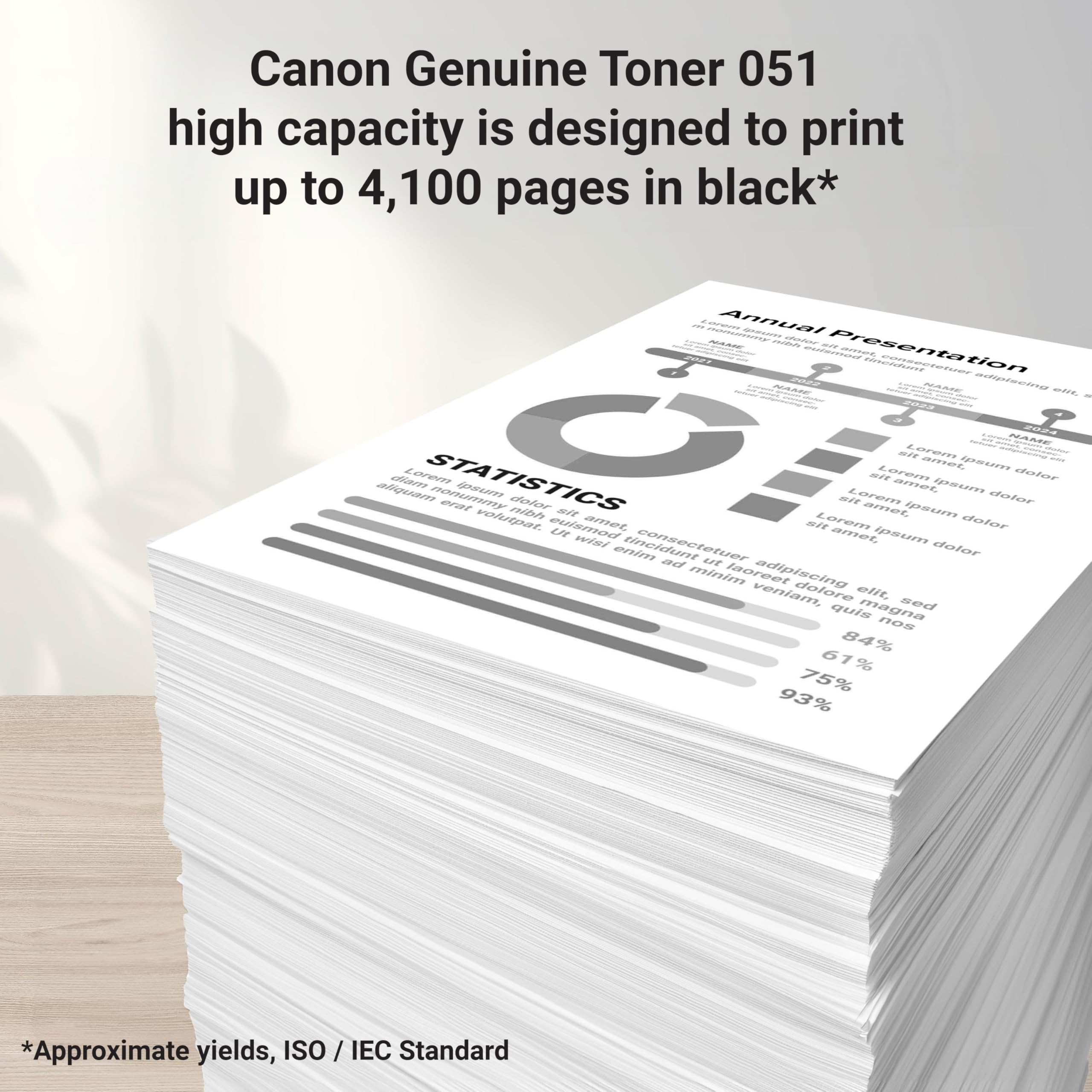 Canon Genuine Toner Cartridge 051 Black, High Capacity (2169C001), 1-Pack, for Canon imageCLASS MF264dw, MF267dw, MF269dw, LBP162dw Laser Printers