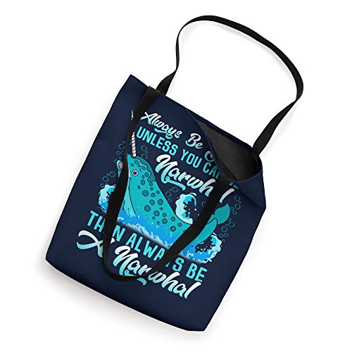 Always Be A Narwhal Kids Youth Boys Girls Tote Bag