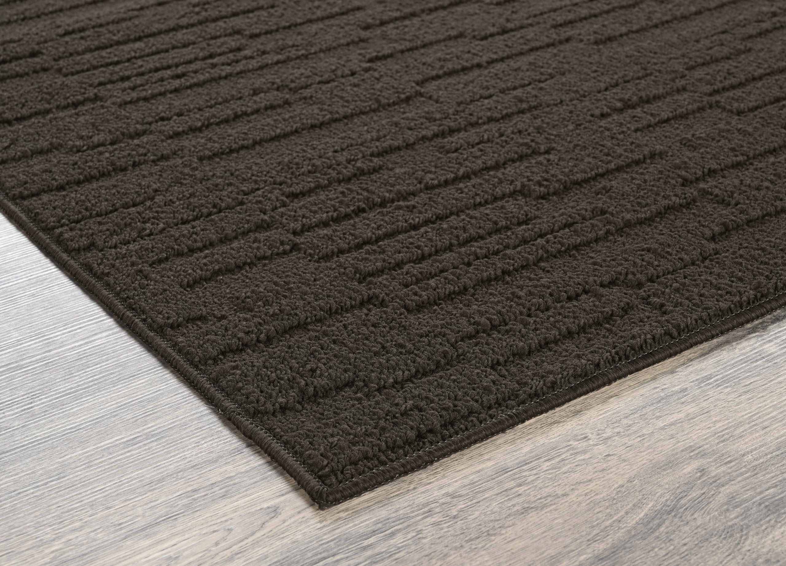 Garland Rug Brentwood Pixel 9 ft. x 12 ft. Area Rug Mocha