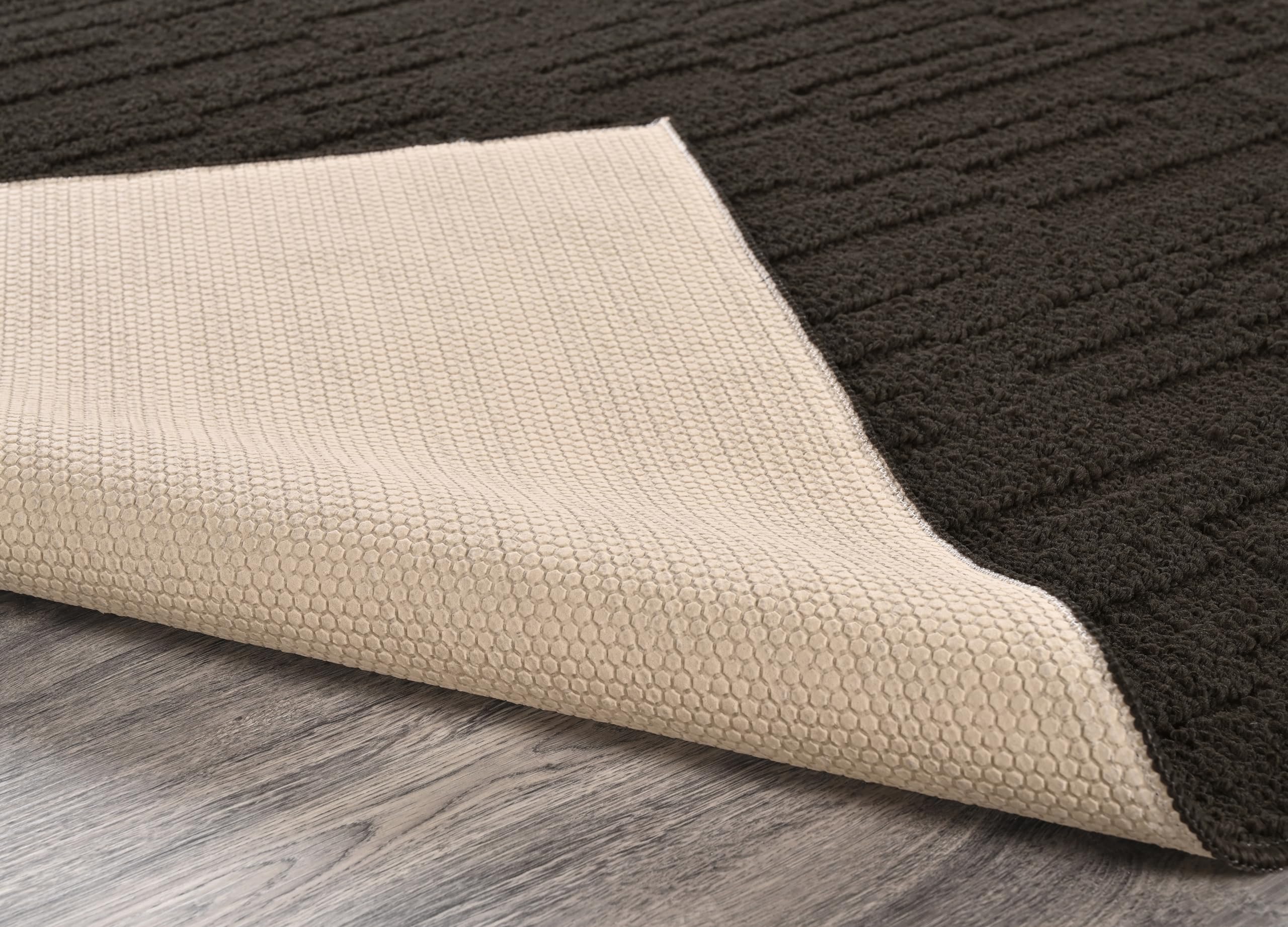 Garland Rug Brentwood Pixel 9 ft. x 12 ft. Area Rug Mocha