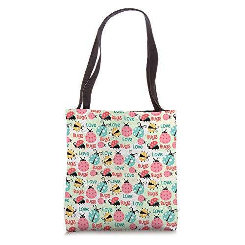 Ladybug Love Cute Ladybird Beetle Bug Collector Tote Bag