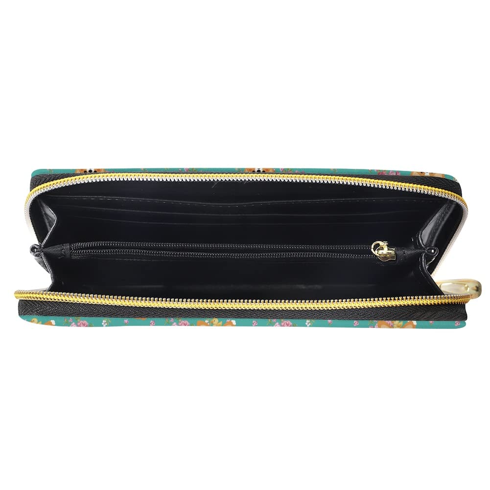 Mumeson Cute Corgi Coin Purse Small Wallet for Women, Durable Coin Wallet Zipper Closure Fashion Wallet Holder