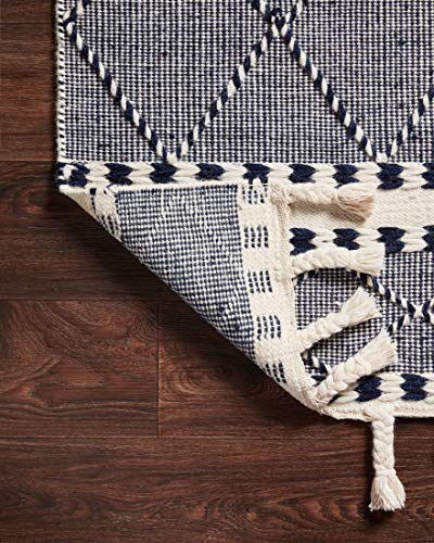Loloi II Sawyer Collection SAW-02 Navy, Contemporary 9'-3" x 13' Area Rug