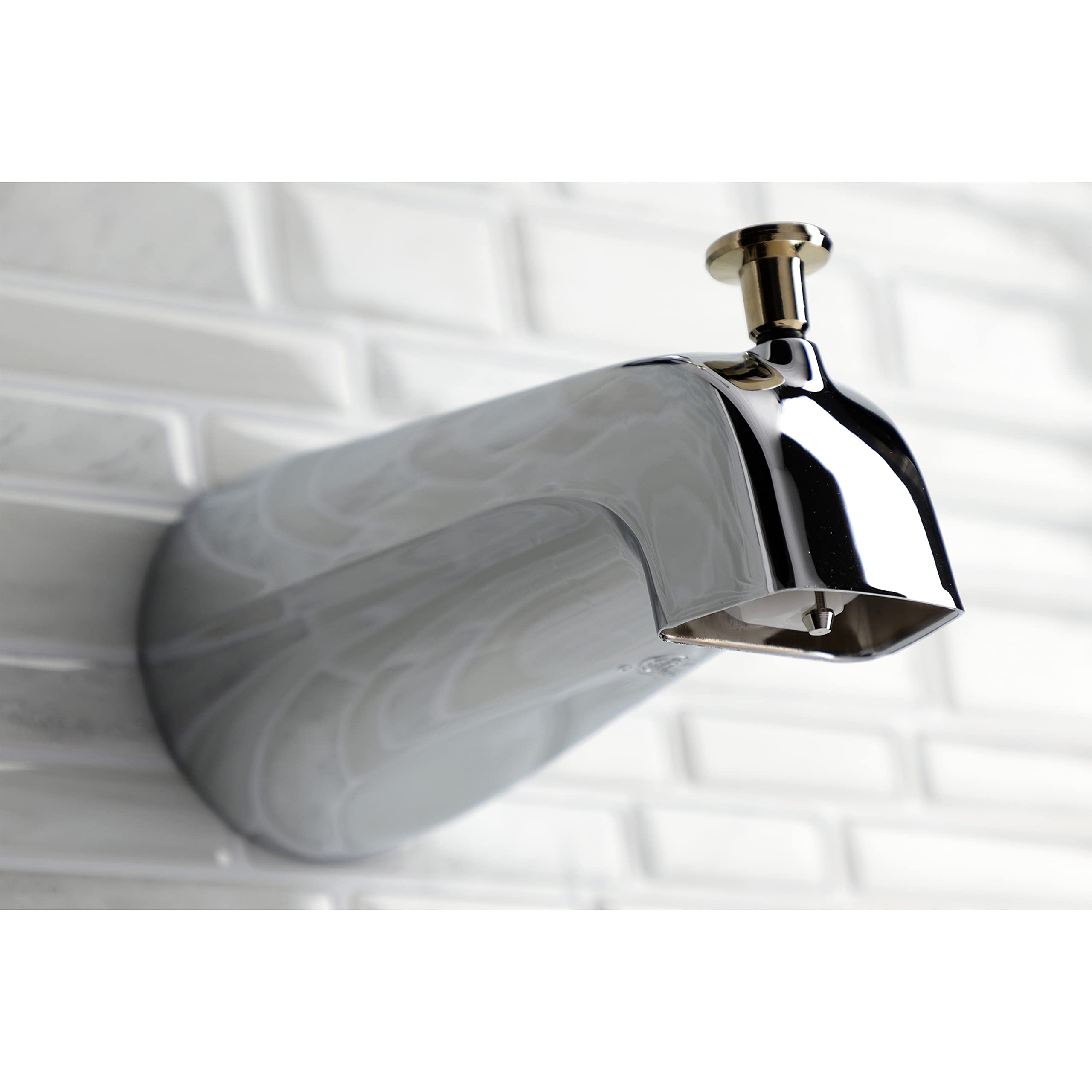 Kingston Brass K188A4 Made to Match Tub Spout, Polished Chrome/Polished Brass
