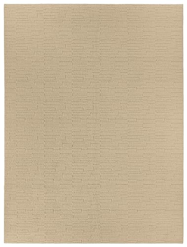 Garland Rug Brentwood Pixel 9 ft. x 12 ft. Area Rug Tan