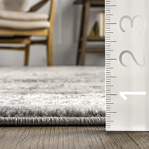 nuLOOM Aly Modern Abstract Area Rug, 9x12, Beige