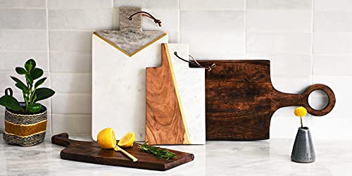 Main + Mesa Woven Jute Baskets with Liner, Black/Mustard, Set of 2 Sizes