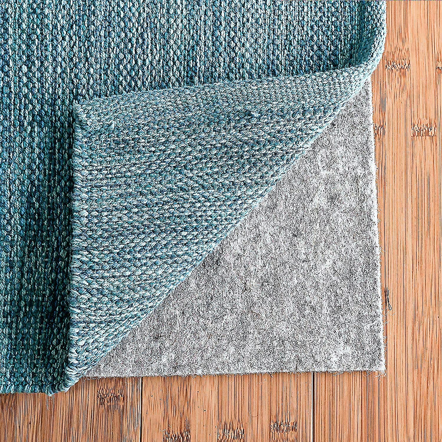 RUGPADUSA - Dual Surface - 9'x12' - 1/4" Thick - Felt + Rubber - Non-Slip Backing Rug Pad - Safe for All Floors