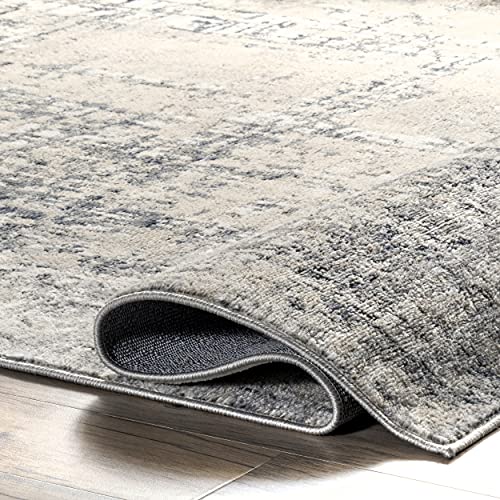 nuLOOM Aly Modern Abstract Area Rug, 9x12, Beige