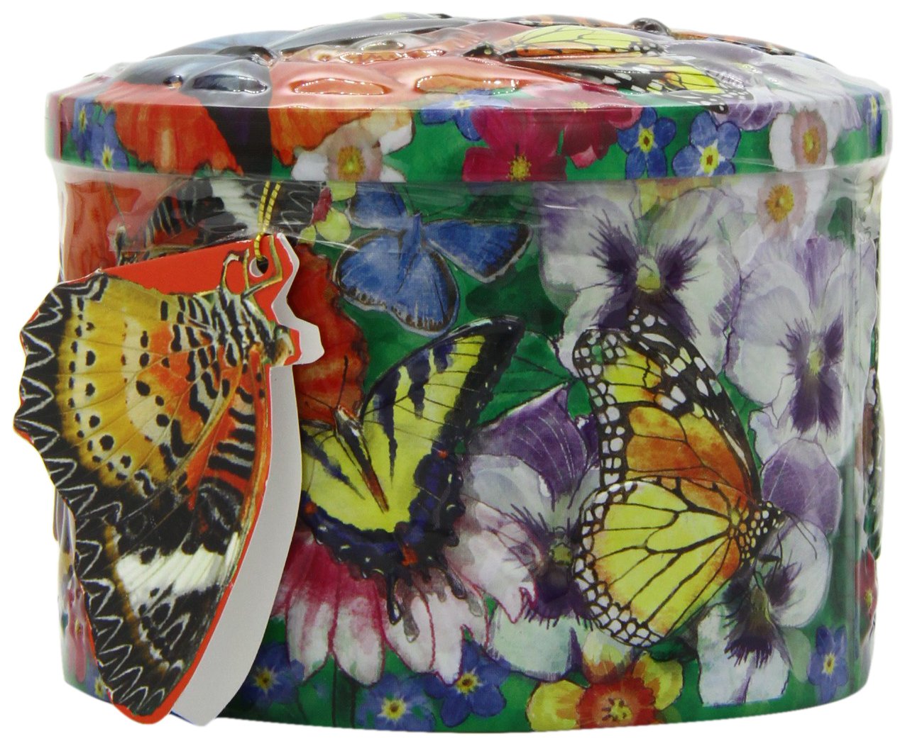 Gardiners of Scotland Handmade Fudge 200g Round Tin, Butterfly Vanilla Fudge