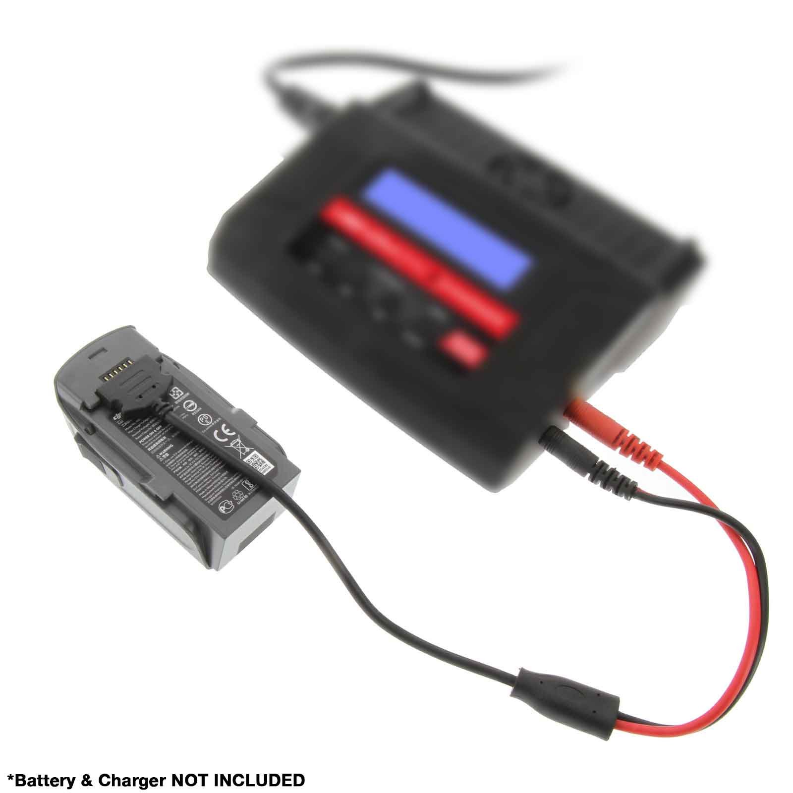 DJI Spark Drone Battery to Aftermarket Battery Charger Adapter Plug by Venom