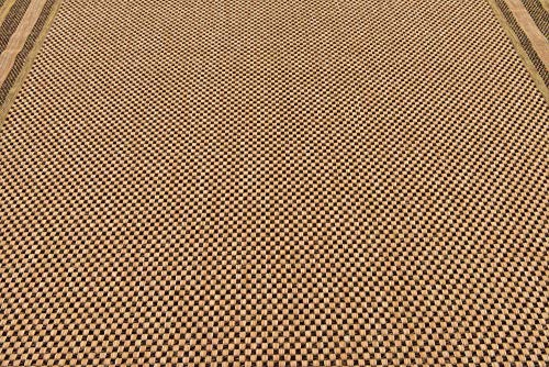 Unique Loom Outdoor Border Collection Area Rug - Multi Border (9' x 12' Rectangle, Light Brown/ Brown)