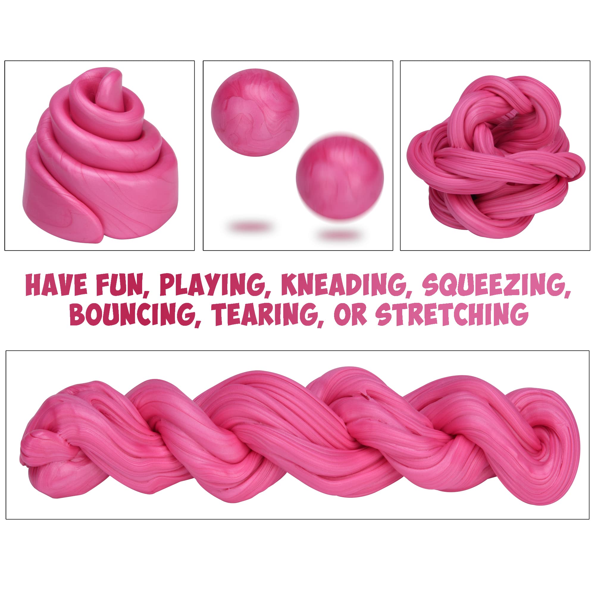 Play Putty Therapy Putty for Kids with Charms Rainbows and Unicorns Theraputty Medium Resistance, Fine Motor Skills and Hand Strength, Occupational Therapy Sensory Fidget Toy and Tool