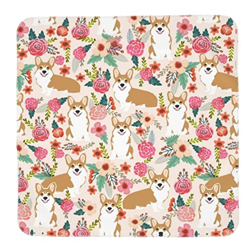 Corgi Baby Stuff Swaddle Blanket Corgi Gifts for Corgi Lovers Soft Newborn Wrap Baby Swaddling Blanket Cover Baby Throw Receiving Blankets Silky Breathable Stretchy Gifts for Boys Girls Infant Shower
