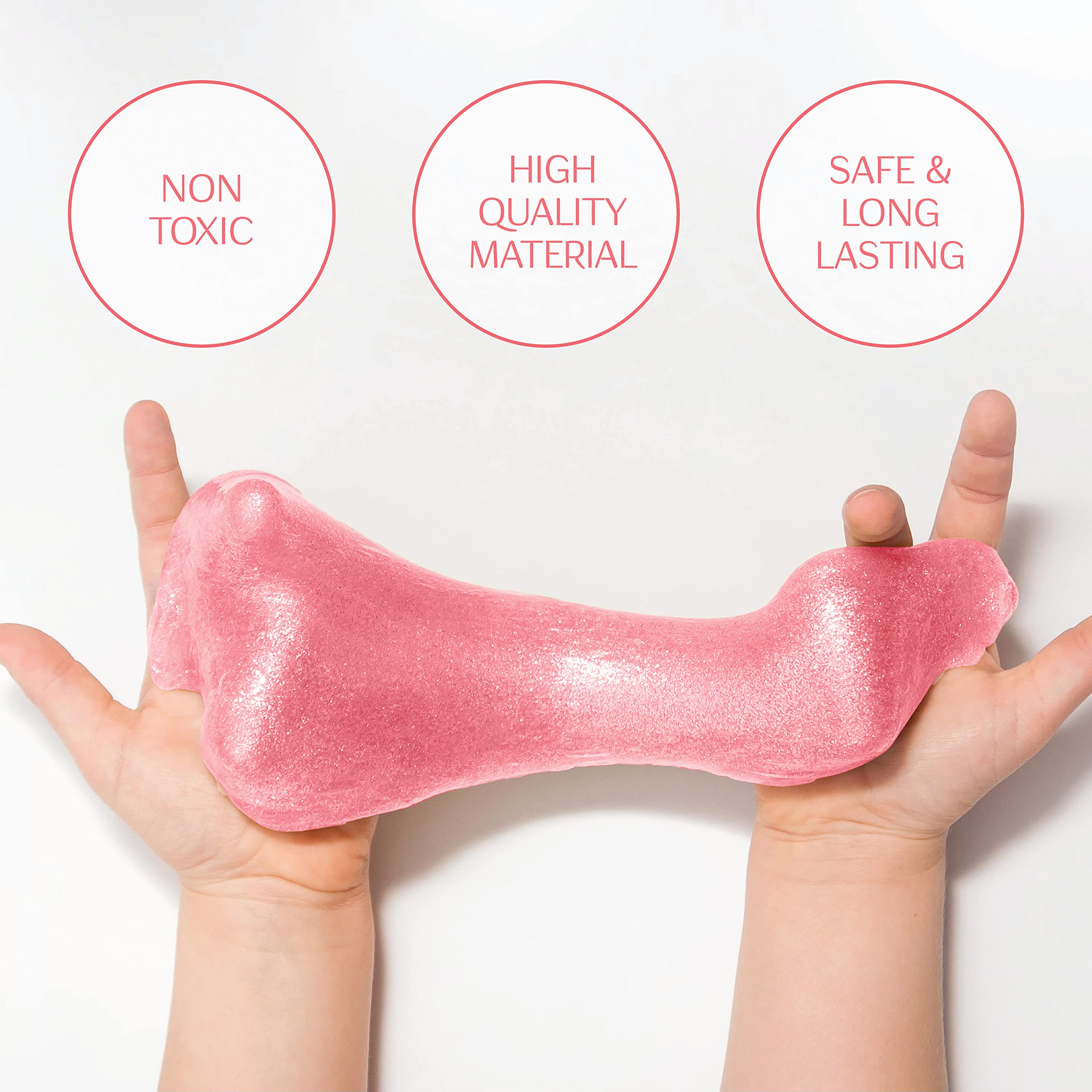 Goody Putty Pink Fidget Putty Toy Set Pink Party Favor for Girls
