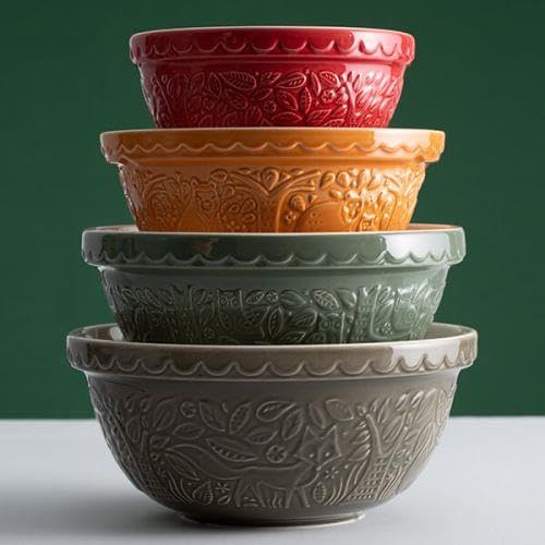 Mason Cash in The Forest 24 cm Ochre Mixing Bowl