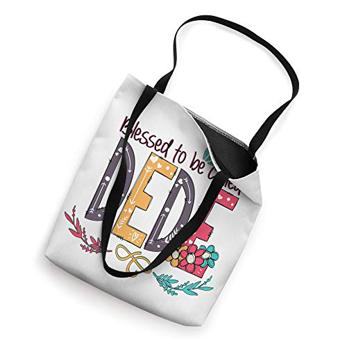 Blessed to be called Dede Colorful funny Grandma christmas Tote Bag