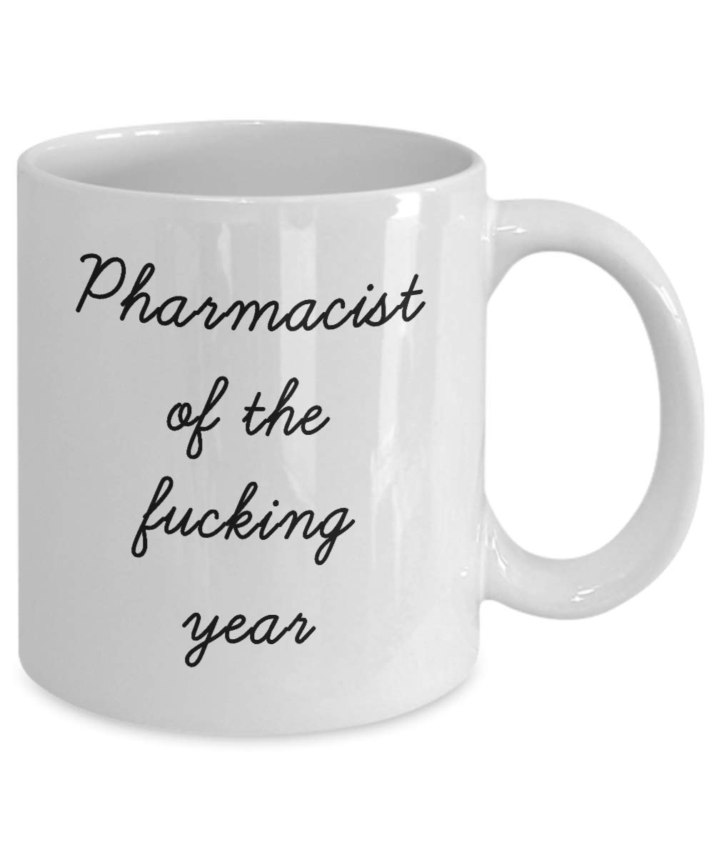 Best Pharmacist Mug Funny Appreciation Mug for Coworkers Gag Swearing Mug for Adults Novelty Tea Cup