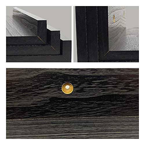 16 Inch Black Floating Shelves Set of 3, Picture Ledge Wall Mount Shelf for Bedroom, Living Room, Office, Kitchen