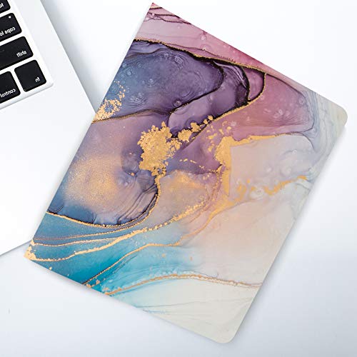 ZAXMEY 3 Ring Binder 1 Inch Ring, Fashion Design Binder for School, Home, Students, Women, Cute Custom Pattern with Hold Letter Size Interior Pockets,Gorgeous Marble