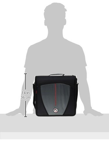 The Mighty Zip Tab 3-Ring Zipper Binder | Black (D-145)
