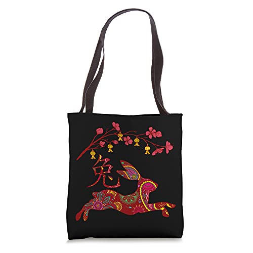 2023 Year of Rabbit Chinese Zodiac Tote Bag