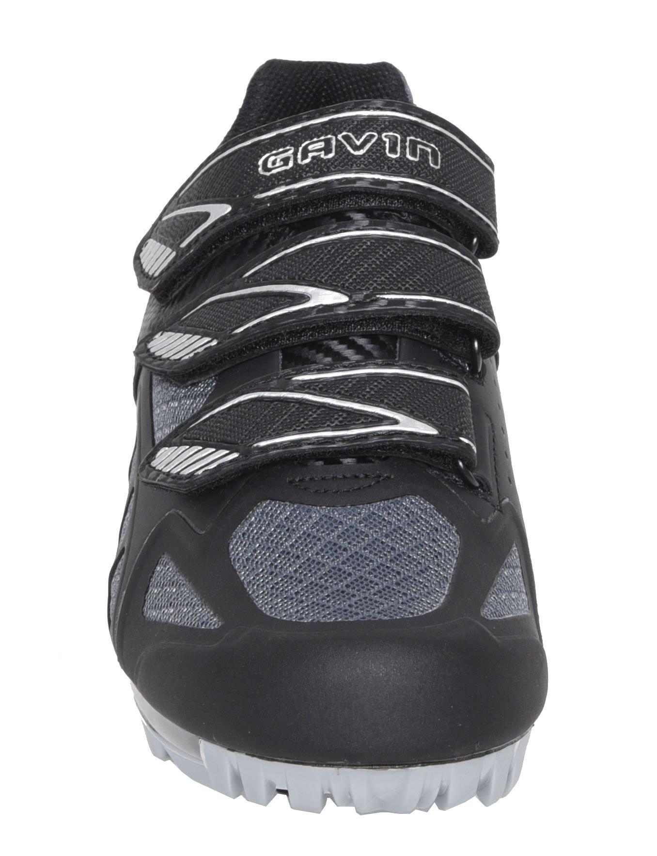 Gavin MTB Mountain Bike Mesh Indoor Fitness Cycling Shoes Mens Womens SPD, 39 EU Black/Grey
