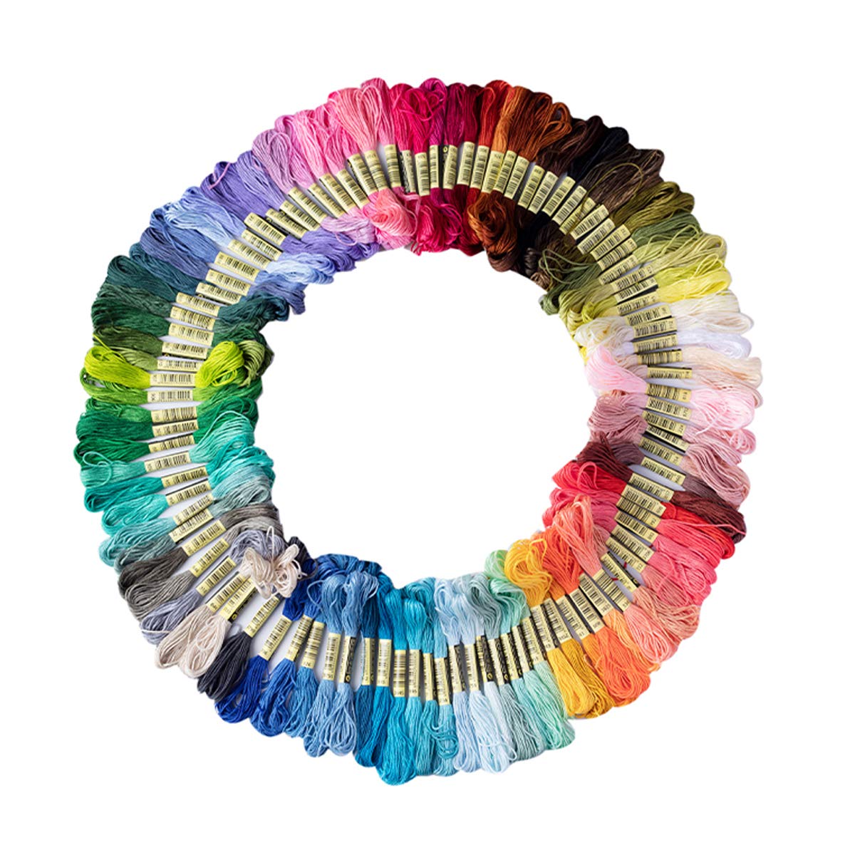 Friendship Bracelet String 50 Skeins Rainbow Color Embroidery Floss Cross Stitch Embroidery Thread Cotton Friendship Bracelet Thread Floss Bracelet Yarn, Craft Floss