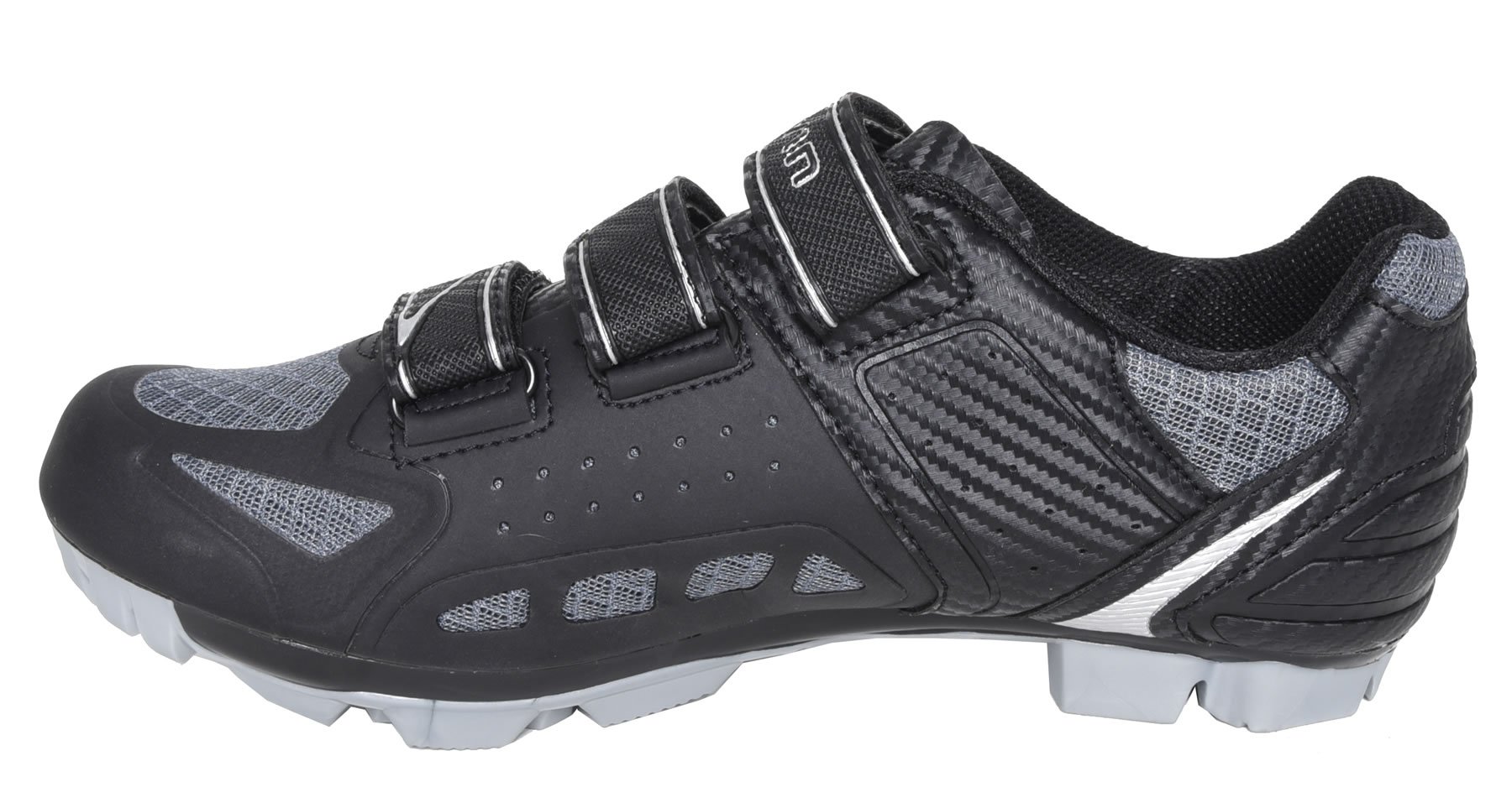 Gavin MTB Mountain Bike Mesh Indoor Fitness Cycling Shoes Mens Womens SPD, 39 EU Black/Grey