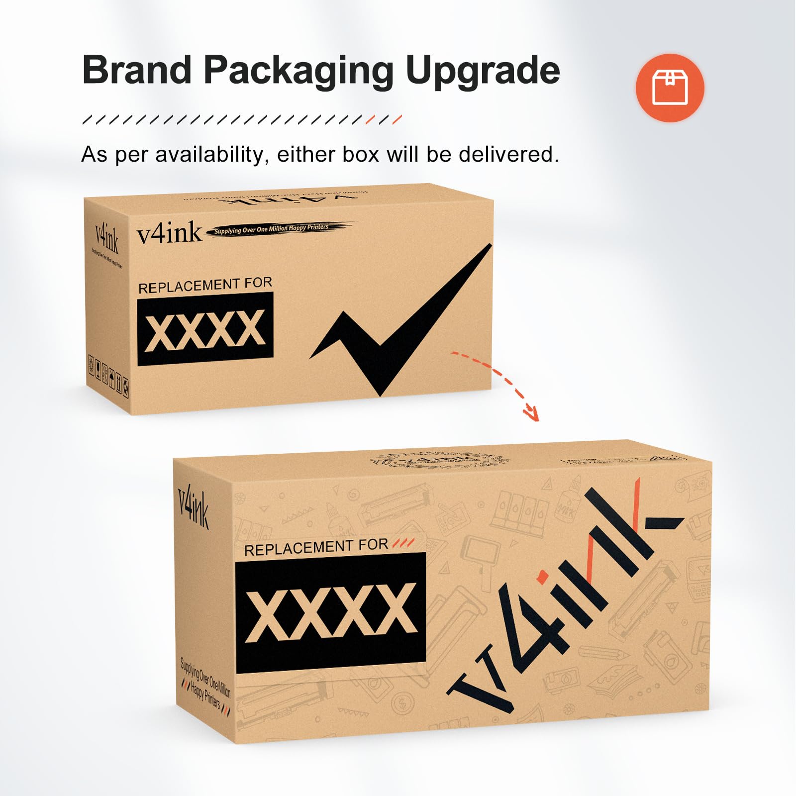 v4ink Compatible Toner Cartridge Replacement for Brother TN850 TN-850 TN-820 TN820 use with HL-L5200DW HL-L6200DW MFC-L5700DW MFC-L5800DW MFC-L5900DW DCP-L5600DN Printer (2 Packs, New Version)