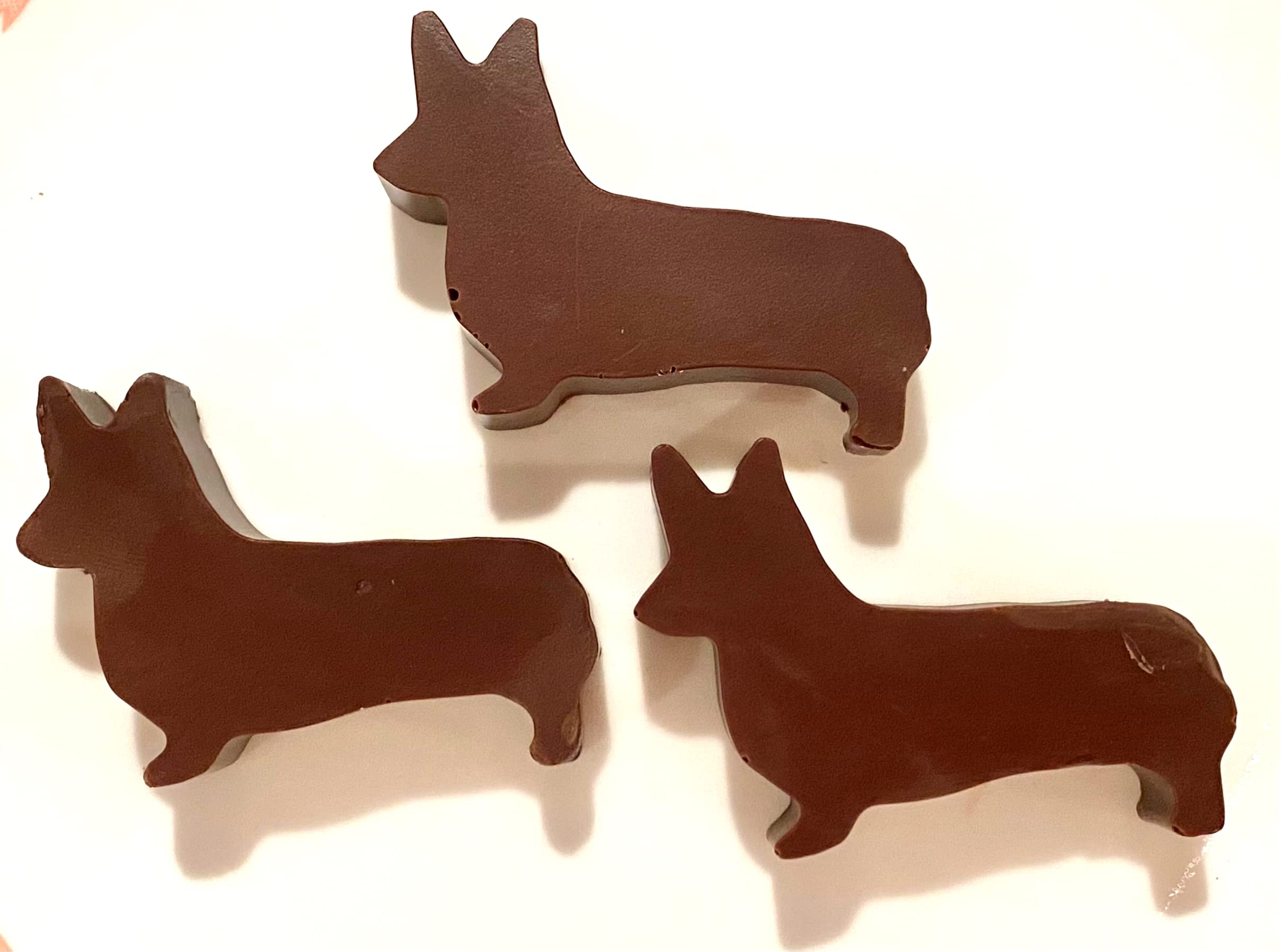 Kasian House Corgi Silicone Ice Cube Tray and Treat Mold, 9 Welsh Corgi Shaped Molds, BPA Free and Heat Resistant, Chocolate Mold