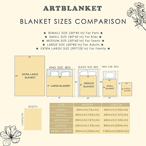 Artblanket Capybara Blanket Gifts, 40 X 30 Inch for Baby Capybara Throw Super Soft, Capybara Throw Blanket for Bed Couch Sofa for Capybara Lovers