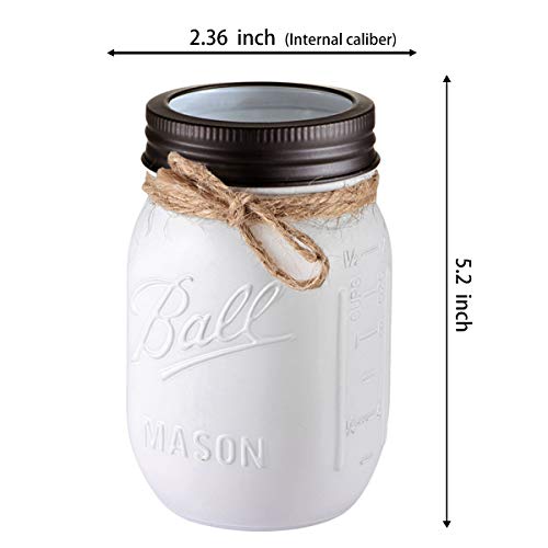 Mason Jar Bathroom Set(3 Piece)-Foaming Soap Dispenser, Toothbrush Holder ,Flower Vase,for Wedding House Decor Countertop and Vanity Organizer Bathroom Kitchen Farmhouse Décor (Bronze)