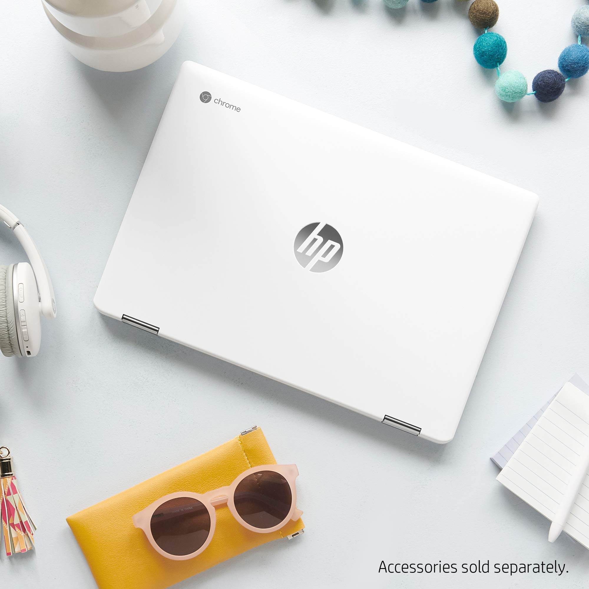 HP Chromebook x360 14b-cb0023dx 14" TS Intel Pentium Silver N6000 Intel UHD Graphics 4 GB LPDDR4 RAM 64 GB eMMC Storage, Chrome OS BT Webcam Spruce Blue (Renewed)