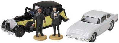 Goldfinger Blu Ray & Aston Martin Rolls Royce Corgi Sean Connery Action Movie Car Set