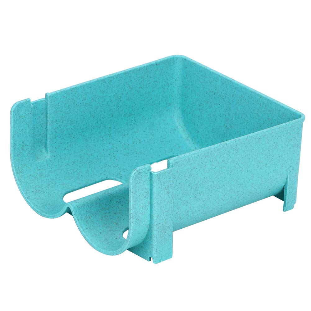 LIZEALUCKY Standing Stackable Beer can Holder Canned Beverage Storage Rack Refrigerator Beverage Organizer(Blue)