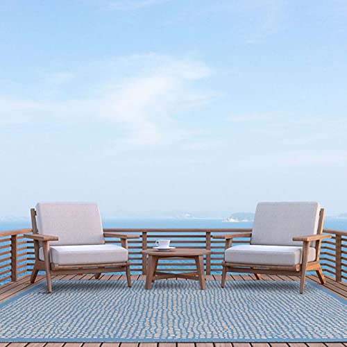 Tommy Bahama Marlin Transitional Indoor/Outdoor Area Rug, Blue, 7'10"x10'2"
