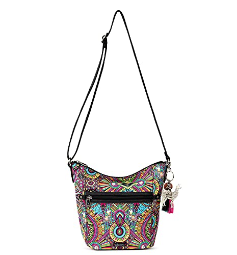 Sakroots womens Eco-twill Eco Twill Sequoia Small Crossbody, Rainbow Wanderlust, One Size US